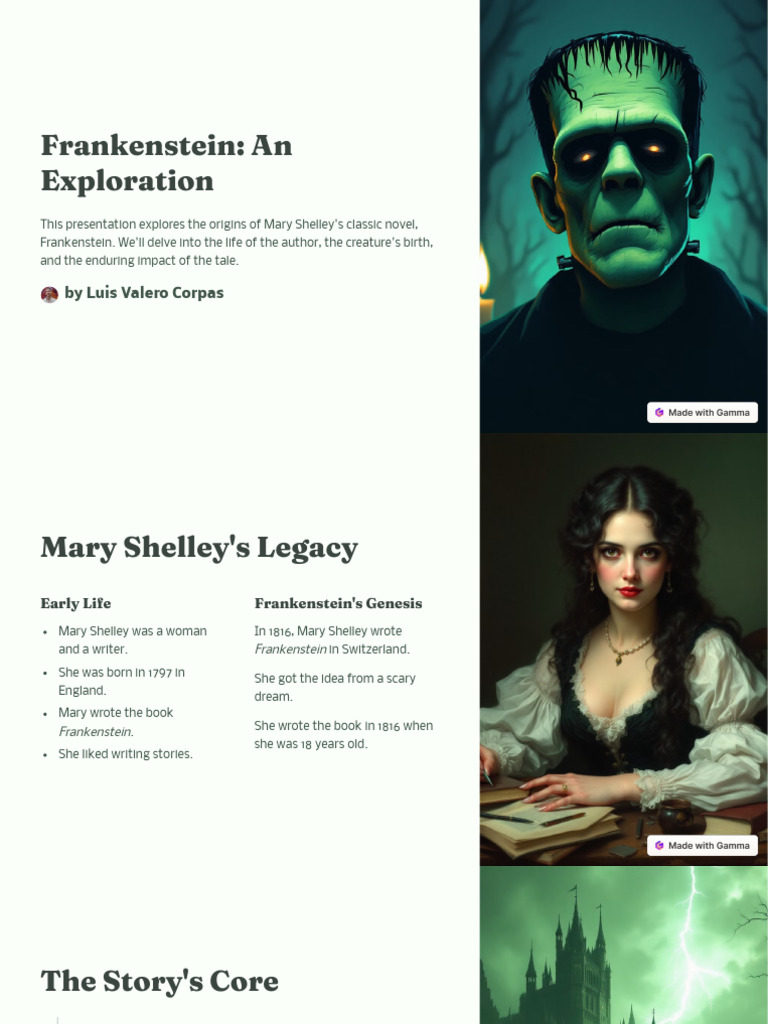 Frankenstein An Introduction 2222 | PDF