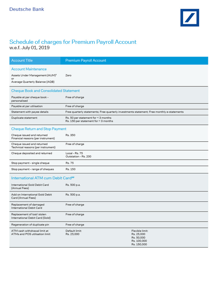 Premium Payroll Account Soc - V2 - KV | PDF | Cheque | Banks