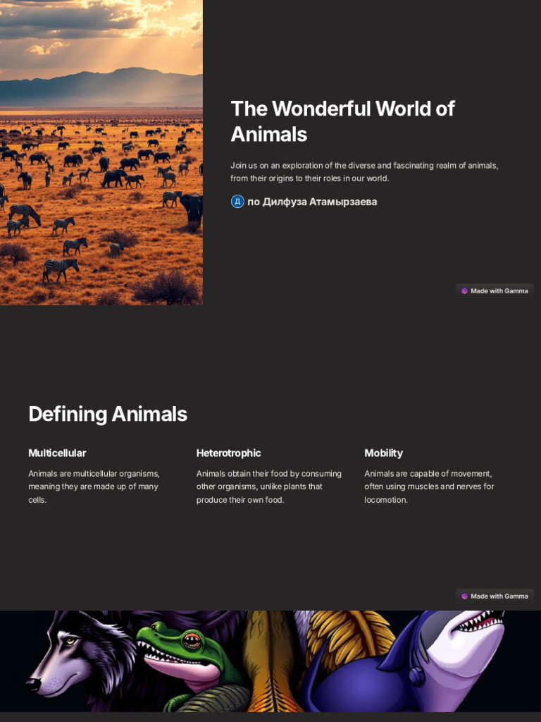 Animal Kingdom: Diversity and Conservation | PDF | Habitat ...