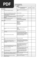 Hospital Kitchen Infection Control Checklist | PDF | Refrigerator | Kitchen
