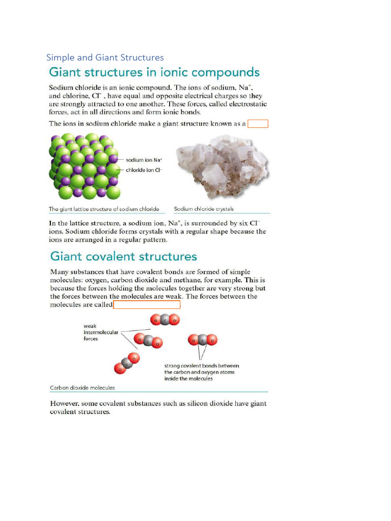 Simple and Giant Structures (3-4) | PDF