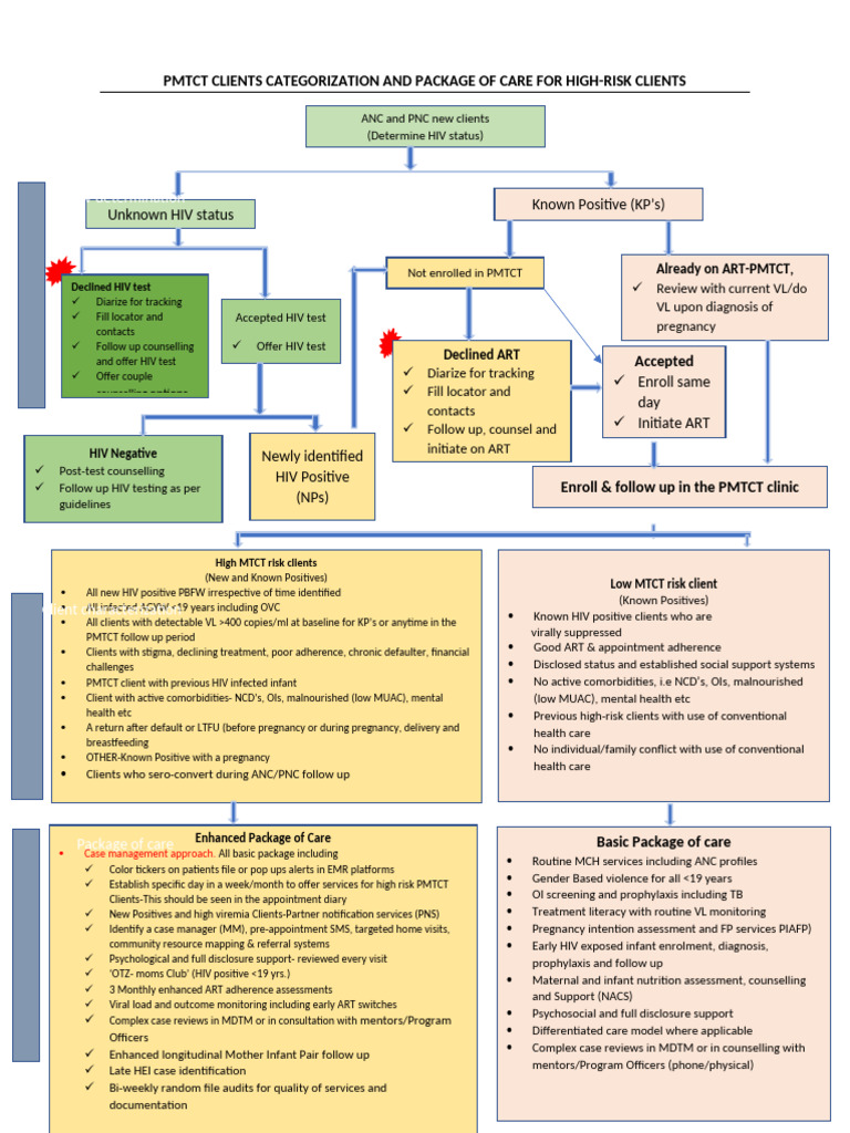 PMTCT Clients Categorization and Package of Care For High Risk PMTCT ...