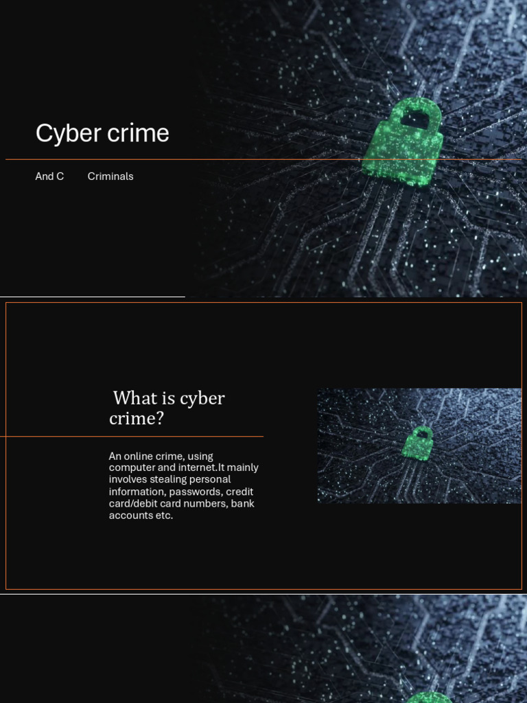Understanding Cyber Crime Types | PDF