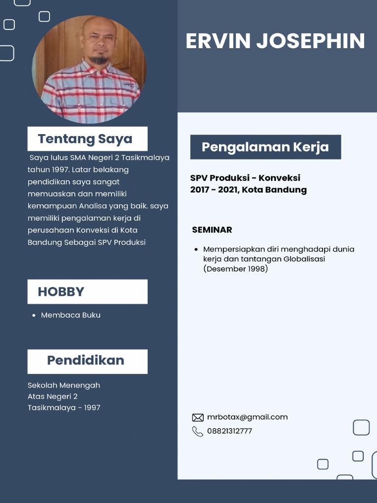 Cv-Ervin - Josephin (Sma) | PDF