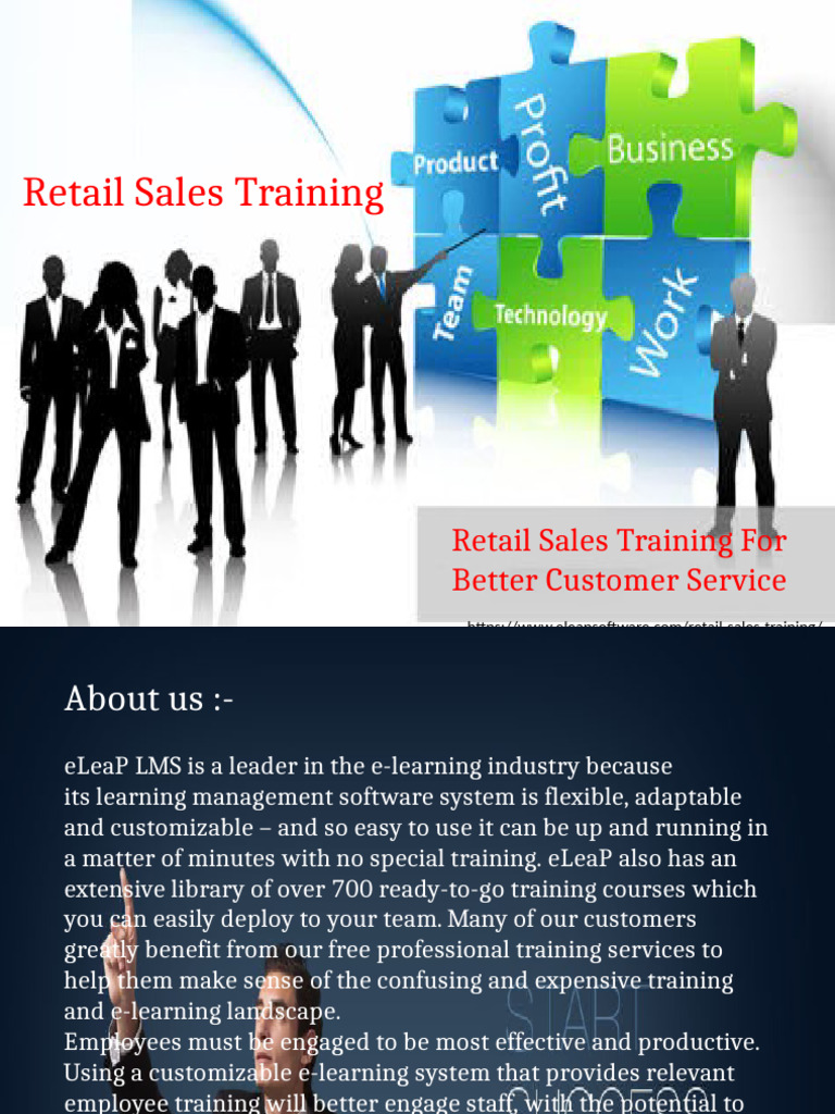 Retail Sales Training For 8760511 | PDF | Sales | Educational Technology