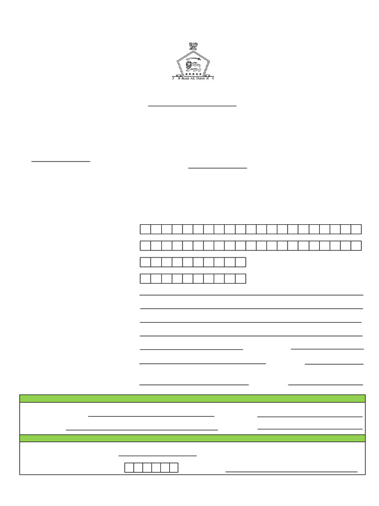 Internet Banking Application Form | PDF