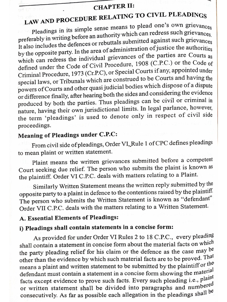 CPC Related To Drafting | PDF