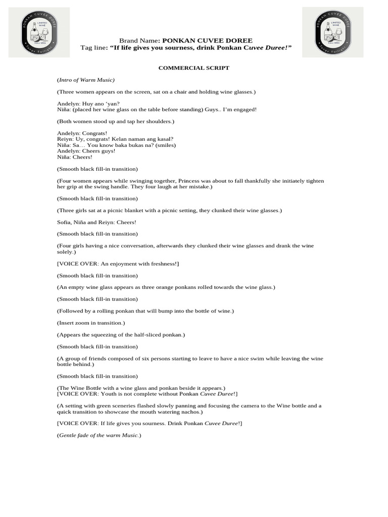 Commercial Script | PDF