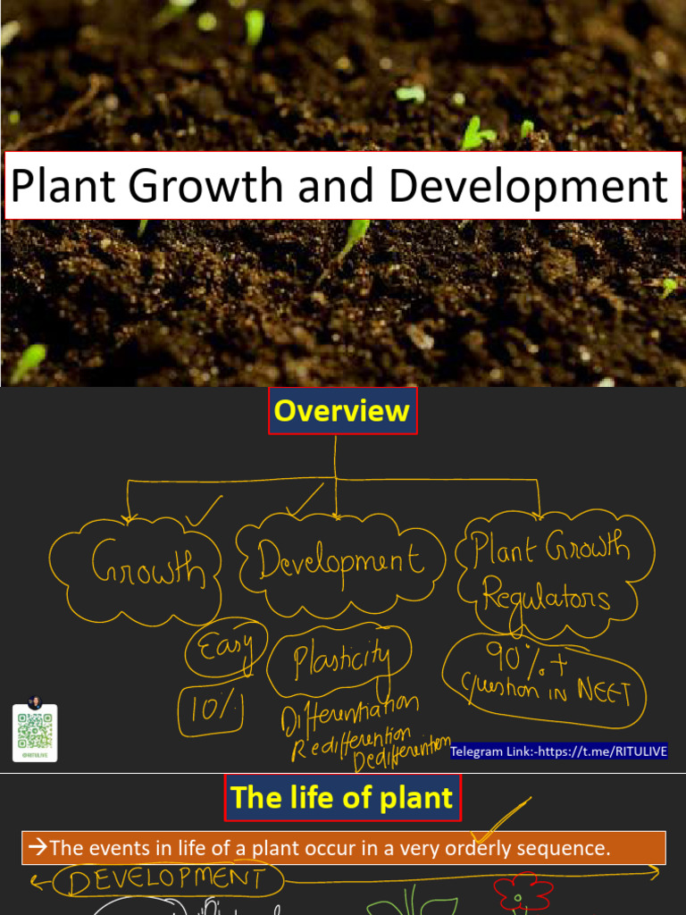 Plant Growth and Development _ L-01 (Class Notes) _ Growth, Growth is ...