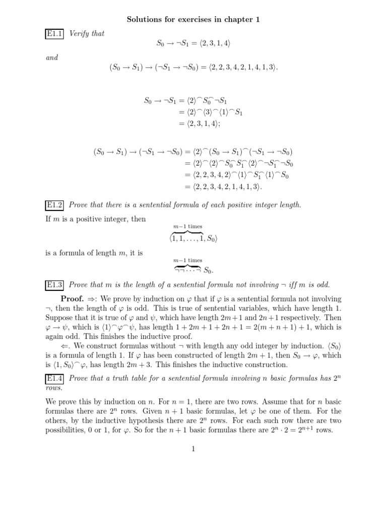 Solutions | PDF | Theorem | Mathematical Proof
