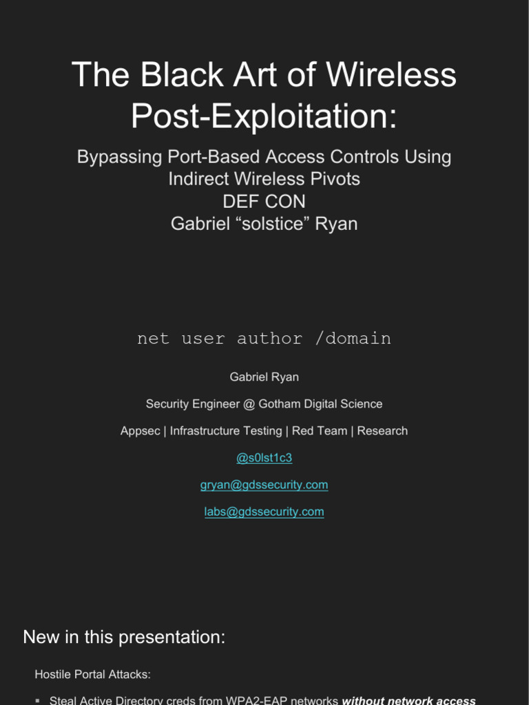 Wireless Attacks: Rogue AP Techniques | PDF | Password | Computer Network