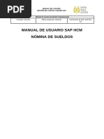 Manual SAP HCM: Guía de Usuario y Soporte | PDF | Bancos
