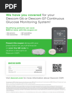 Dexcom G7 Receiver User Guide | PDF
