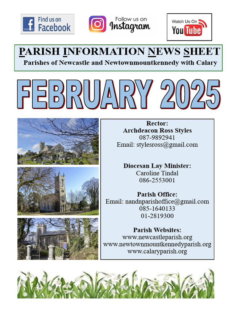 Februart 2025 Parich News - Parish of Newcastle & Newtownmountkennedy ...