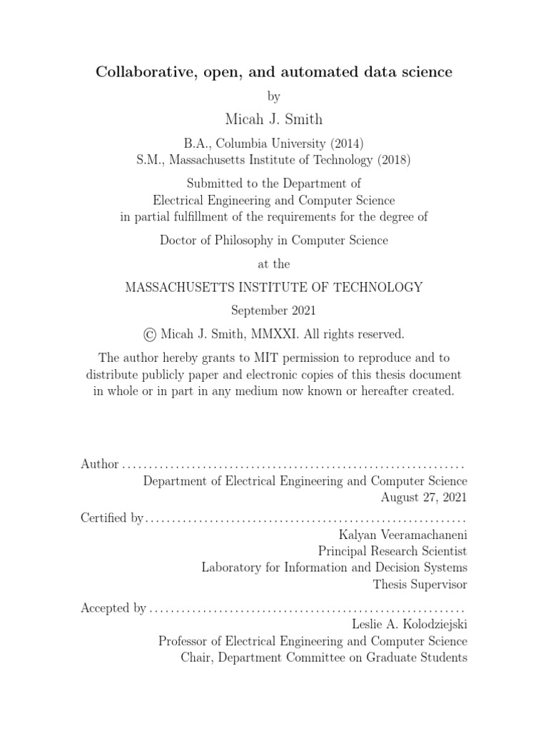 Collaborative Automated Data Science | PDF | Data Science | Machine ...