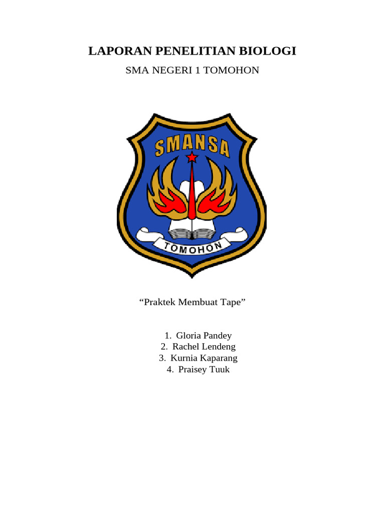 Laporan Penelitian Biologi | PDF