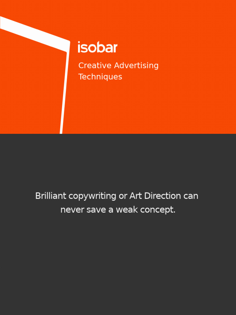 21 Creative Advertising Techniques | PDF