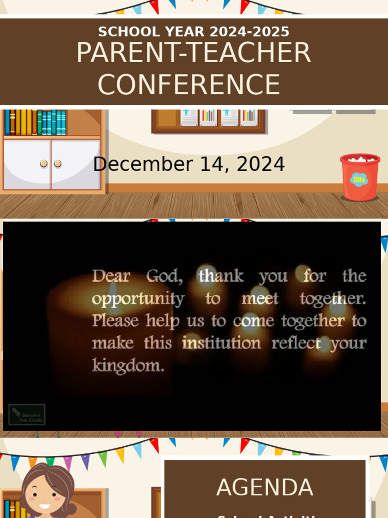 Parent-Teacher Conference Agenda 2024 | PDF