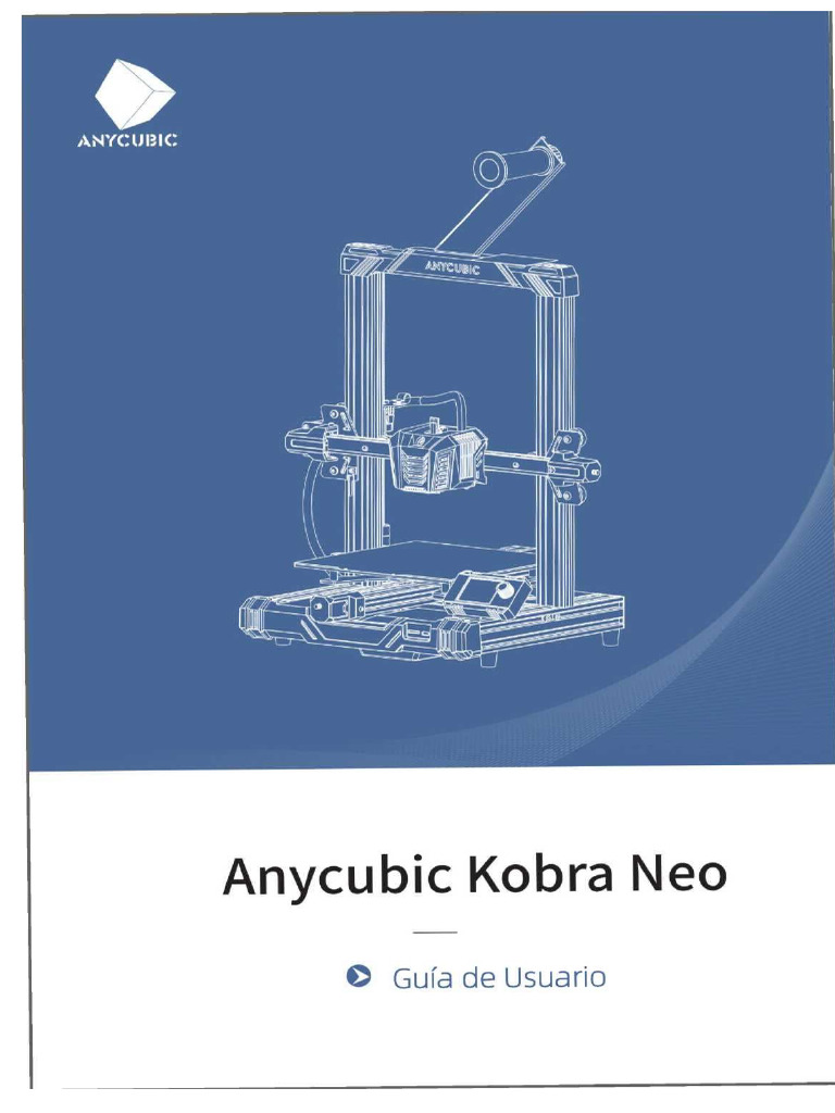 Anycubic Kobra Neo 20230109 V0.1.0 Spanish | PDF | 3 D Printing | Extrusion