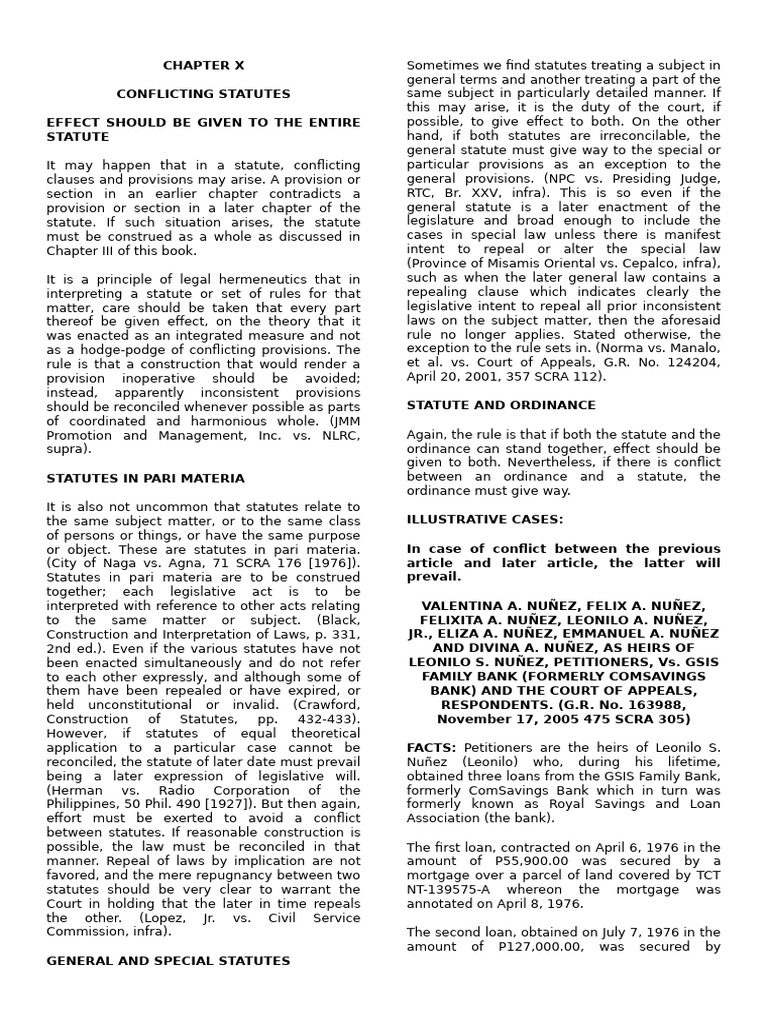 Statcon (Chapters 10 and 11) | PDF | Foreclosure | Justice