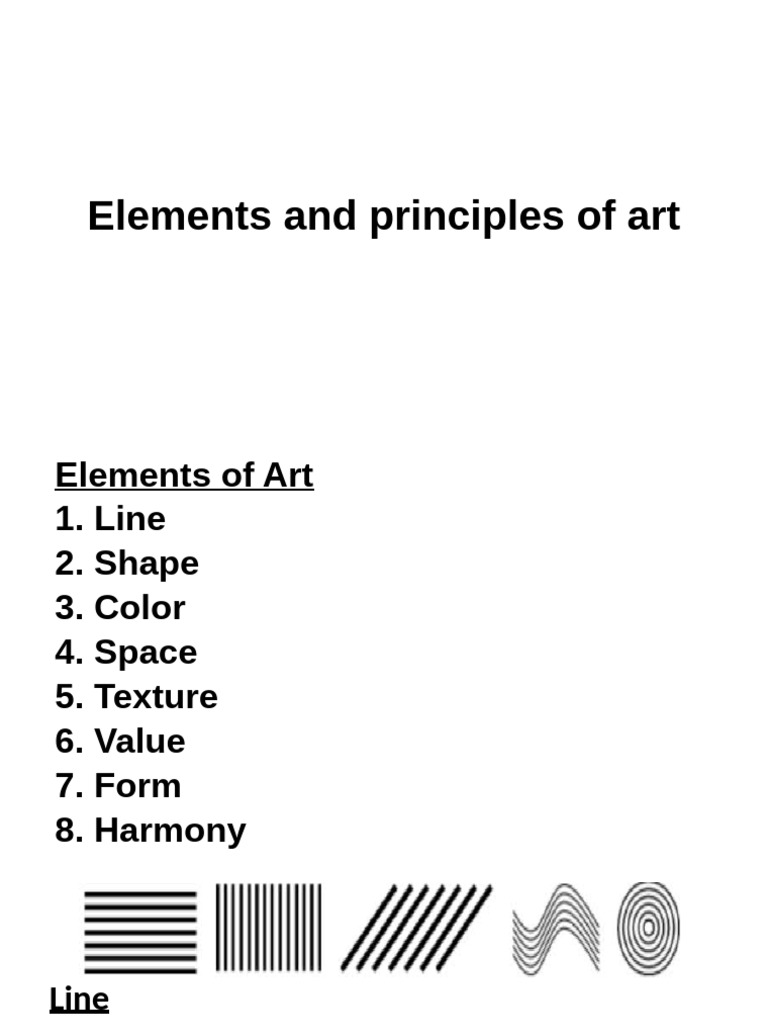 Elements of Art | PDF | Shape | Color