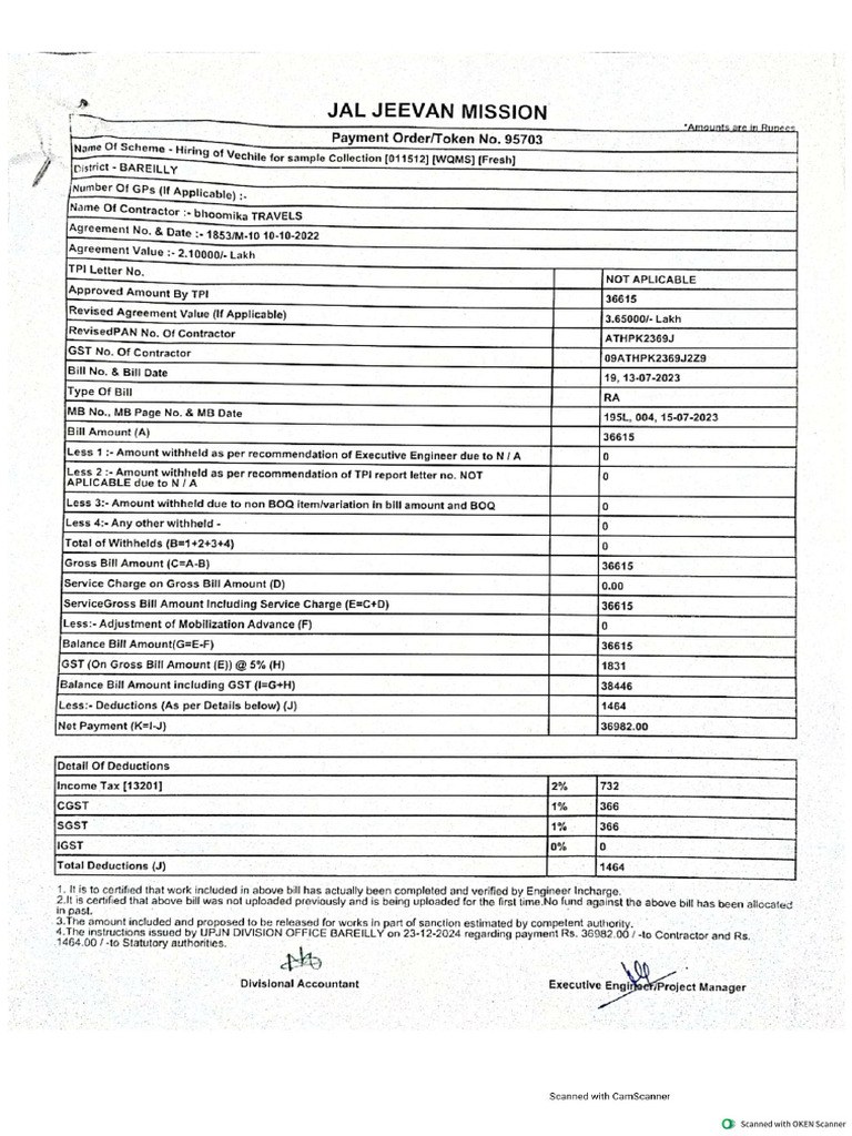 sample BBS bill | PDF