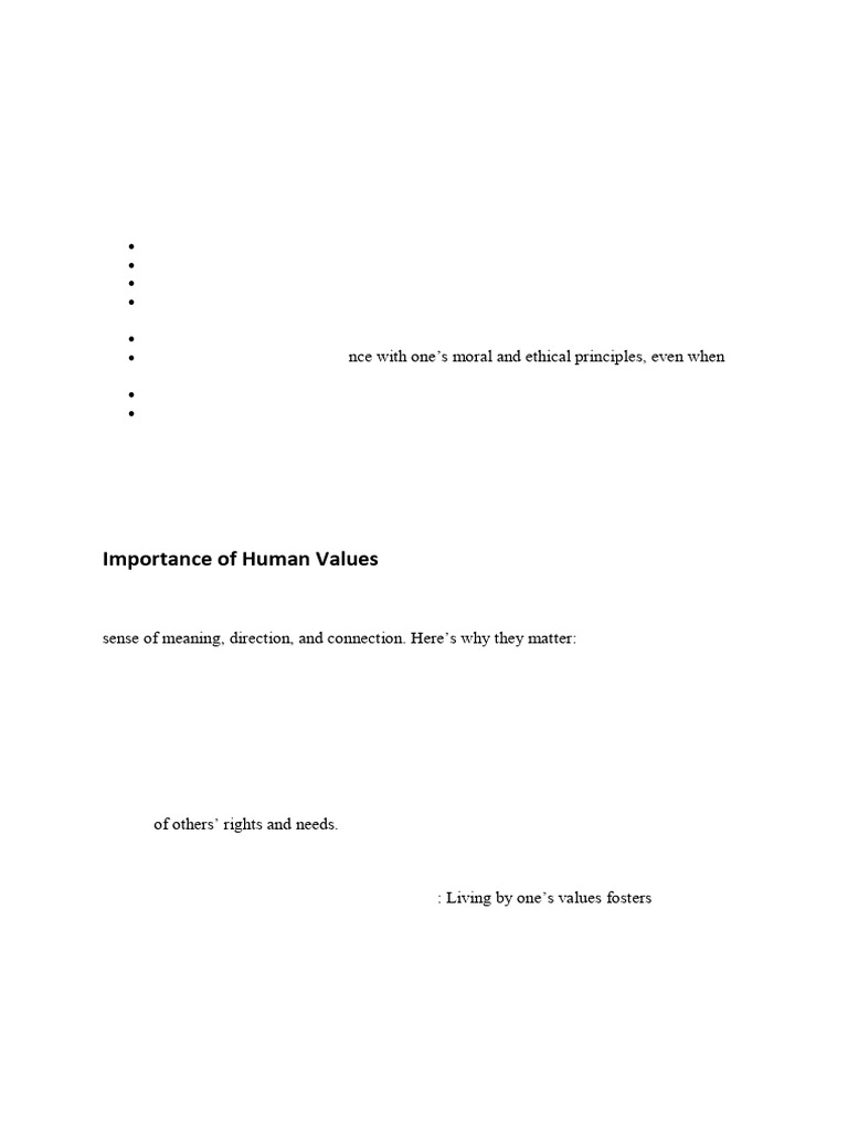 Understanding Human Values and Ethics | PDF | Morality | Empathy