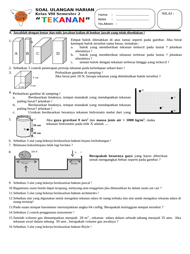 UH tekanan take home | PDF