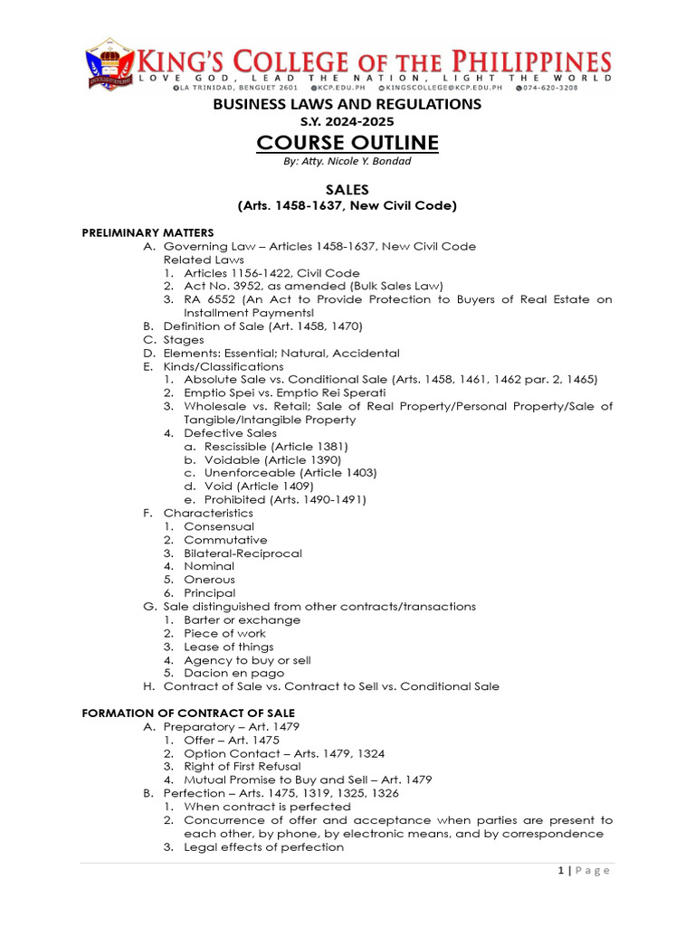 BLR Course Outline | PDF | Deposit Account | Finance & Money Management