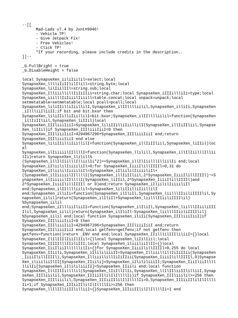 Mad-Lads v7.4 | PDF