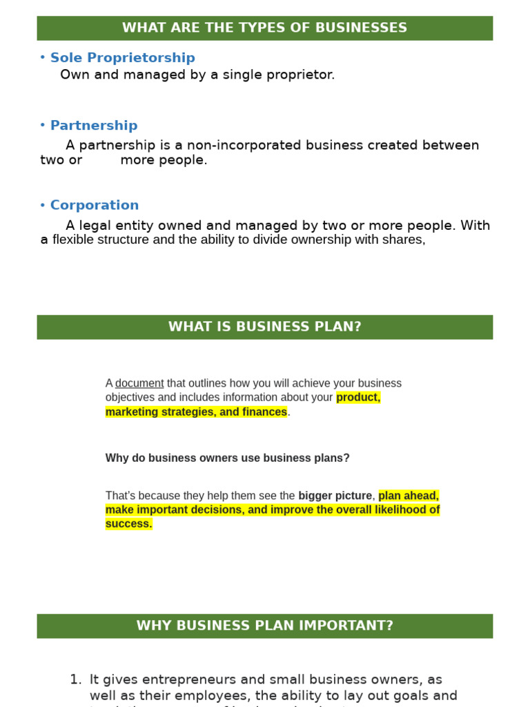 Types of Business Bsoa 3B | PDF | Marketing | Marketing Strategy