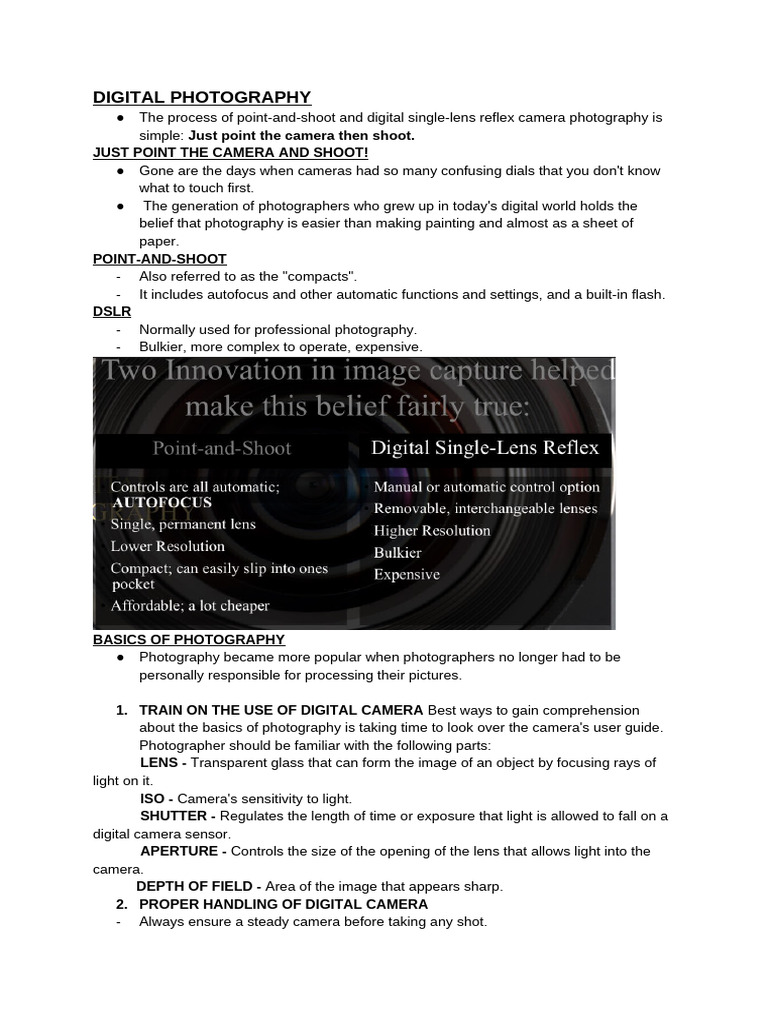 Digital Photography | PDF