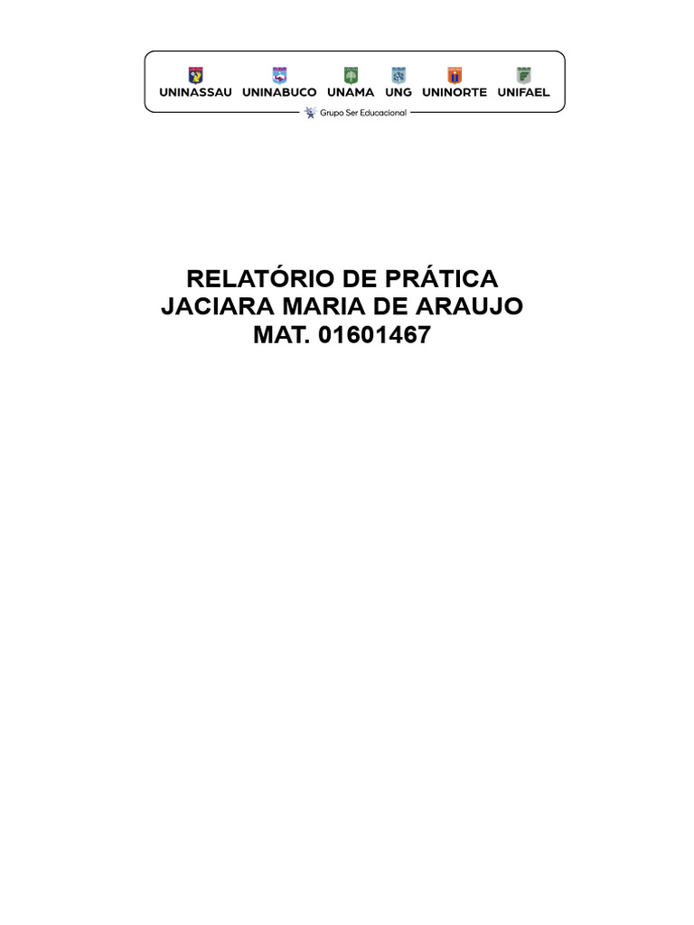 Relatório de Aulas Práticas Ead - Bromatologia e Bioquímica Dos Alimentos - Jaciara | PDF ...