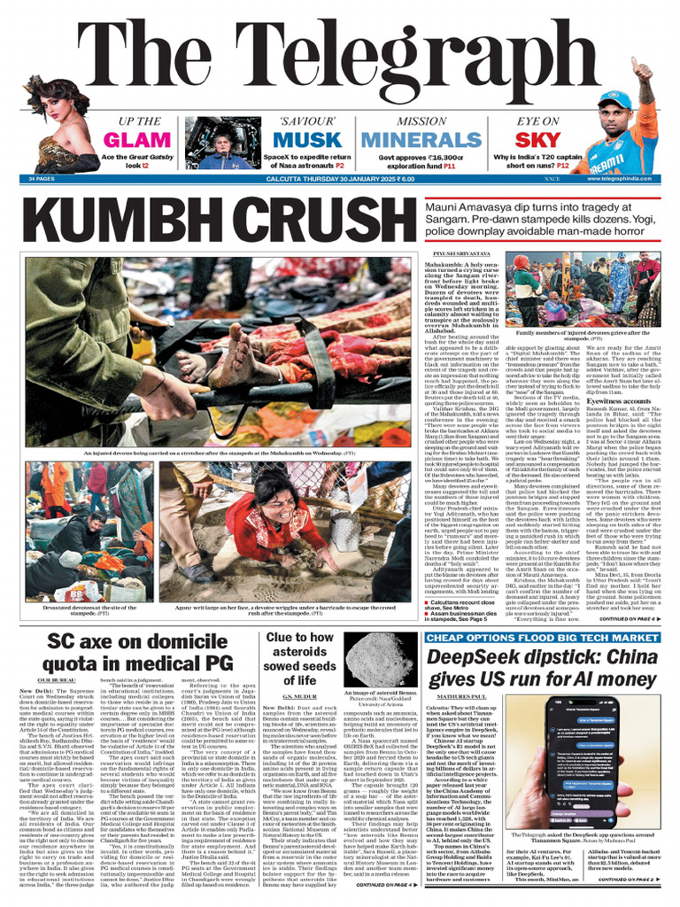 The Telegraph 30-01 | PDF