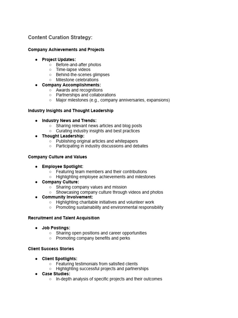 Comprehensive Content Curation Guide | PDF