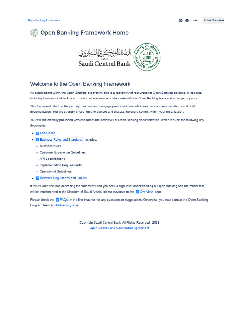 OBF-Open Banking Framework Home-140125-135601 | PDF