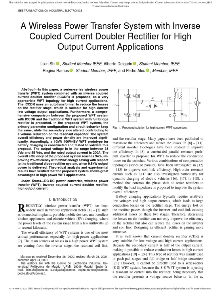 ICCDR | PDF | Inductor | Rectifier