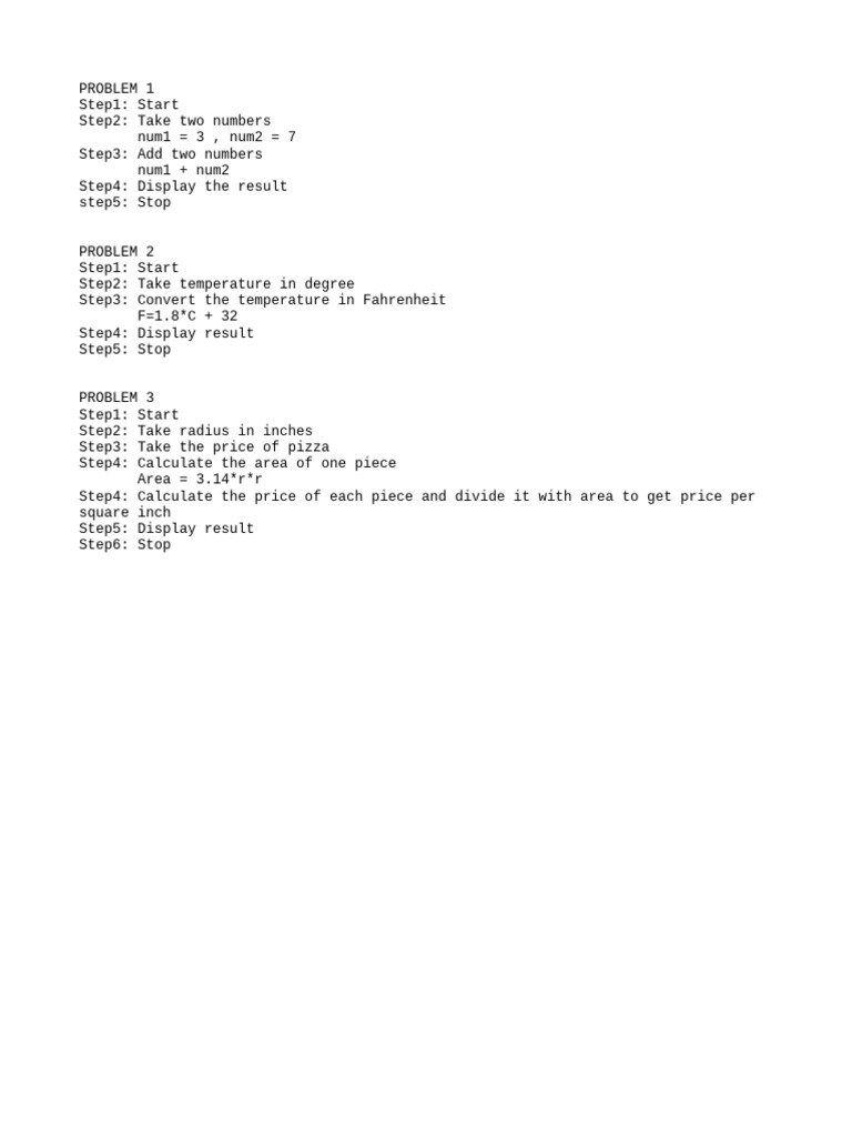 Pseudo Code Pdf