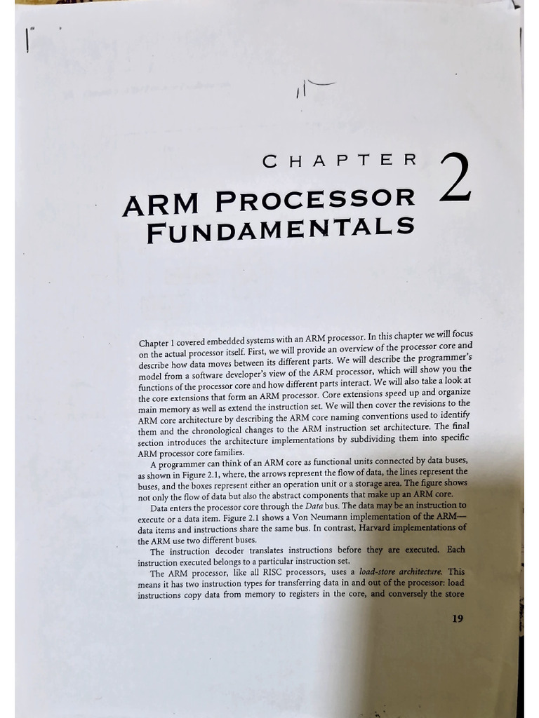 Arm Processor Fundamentals | PDF | Central Processing Unit | Computer Architecture