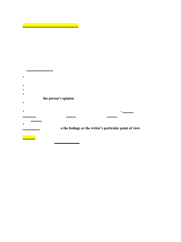 Descriptive Essay Pointers | PDF