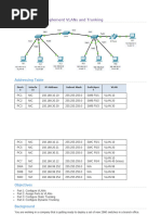 3.6.1 Packet Tracer - Implement Vlans and Trunking | PDF | Network Switch | Networking Standards