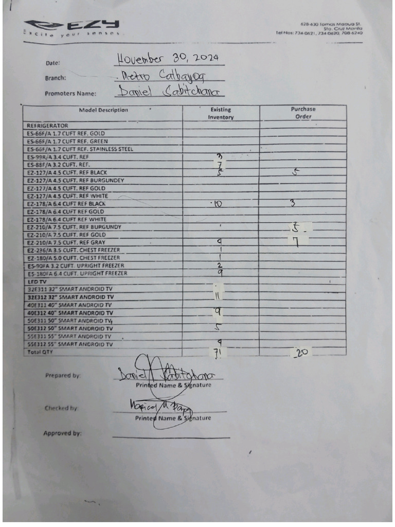 Stock Order | PDF