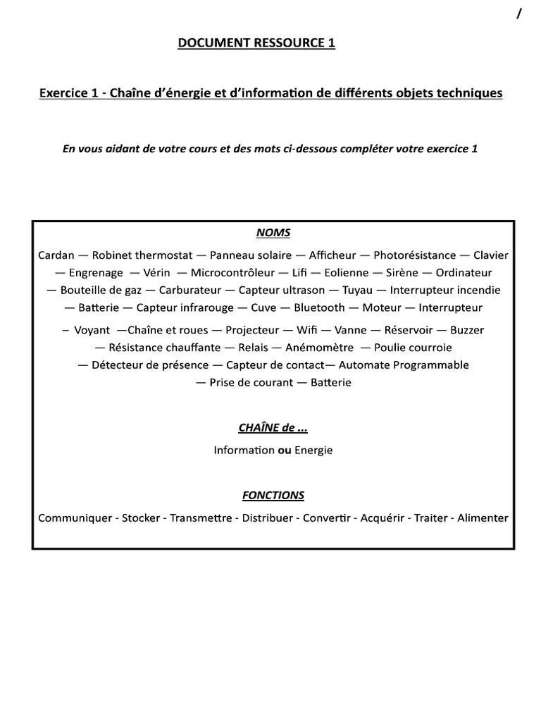 Devoir à la maison | PDF