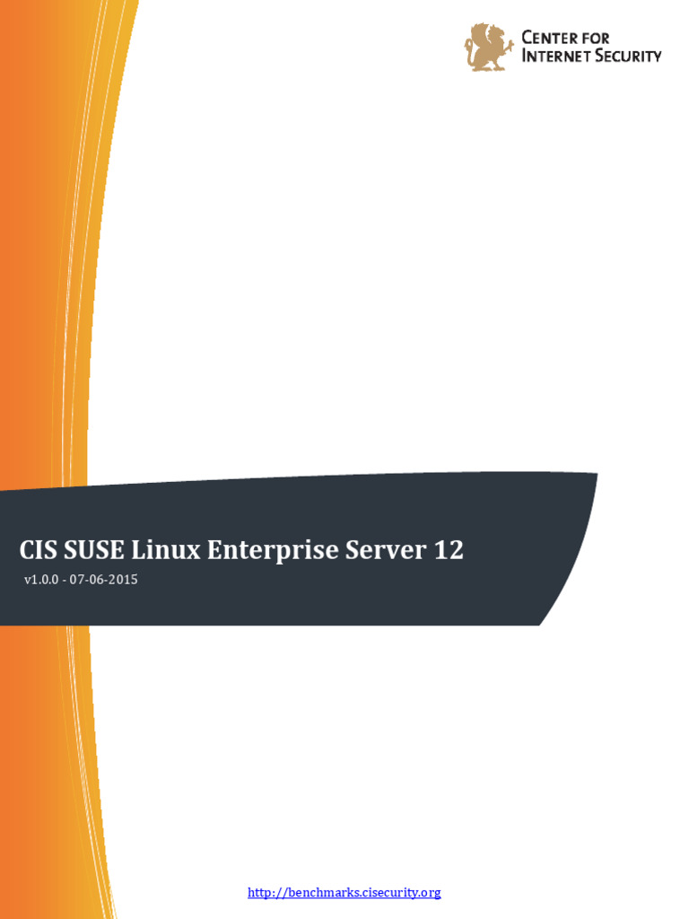CIS SUSE Linux Enterprise Server 12 Benchmark v1.0.0 | PDF | File System | Operating System ...