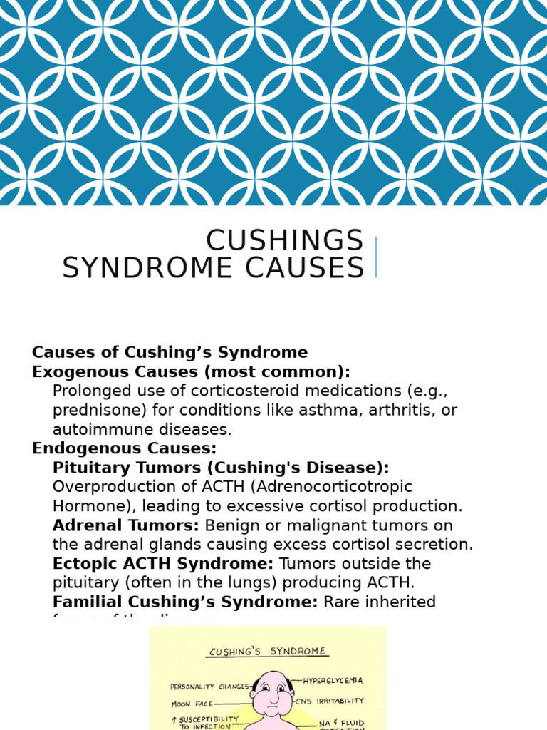 Cushings Syndrome Causes | PDF