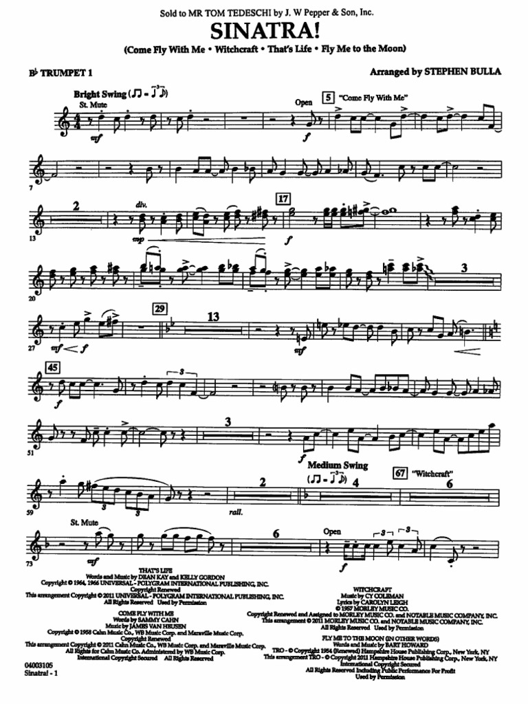 Sinatra Brass | PDF