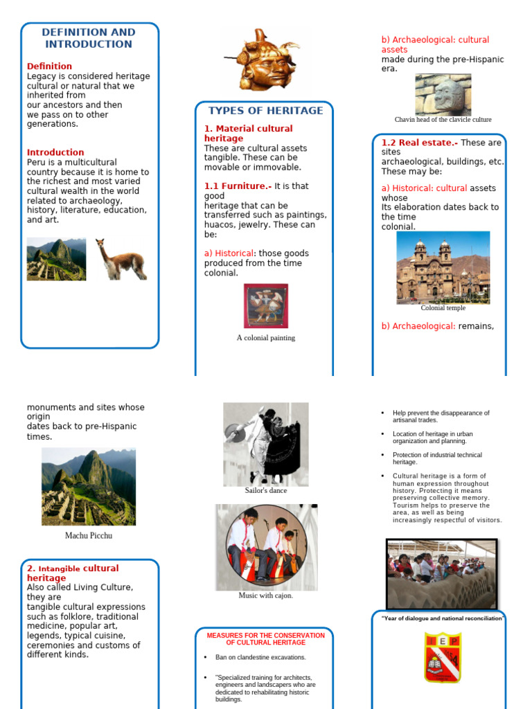 Triptych of Cultural Heritage | PDF | Cultural Heritage | Liberal Arts ...