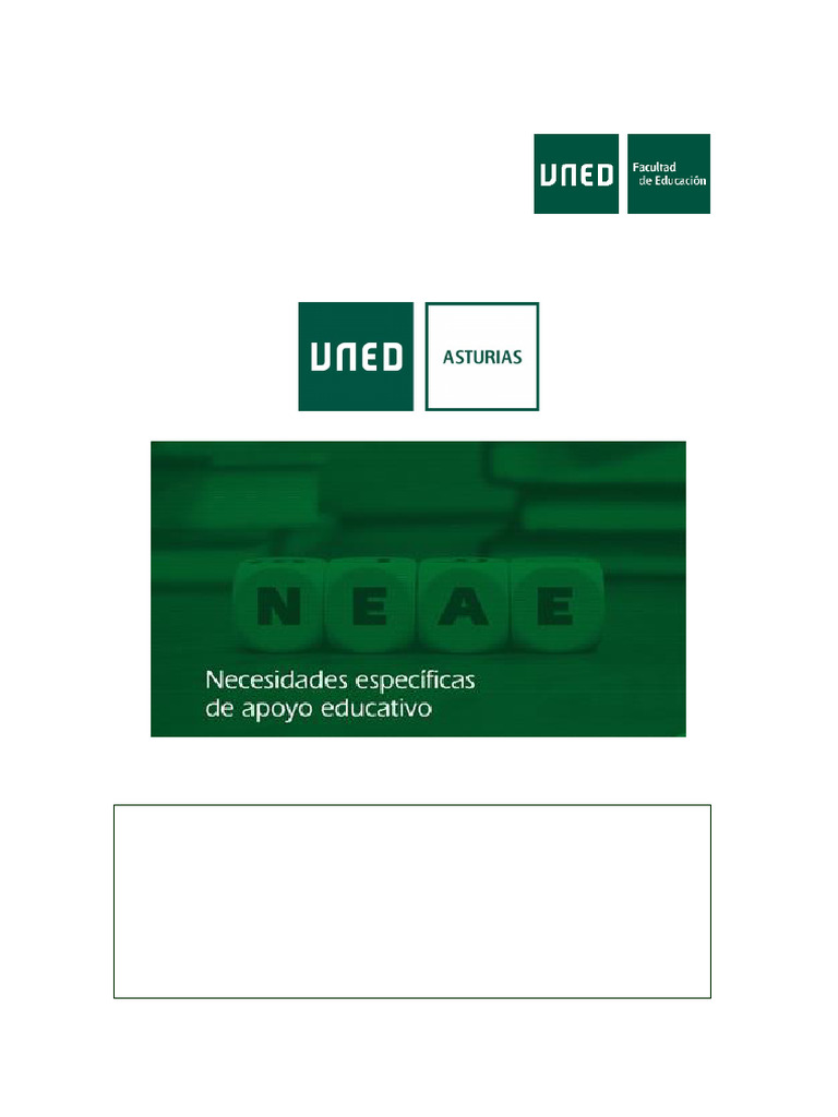 PEC NEAE UNED | PDF | Enseñando | Educación de la primera infancia