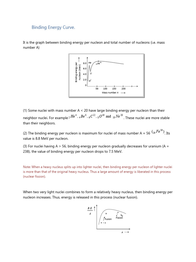 4 - JEE - Physics - Modern Physics - Nuclear Physics - Binding Energy ...