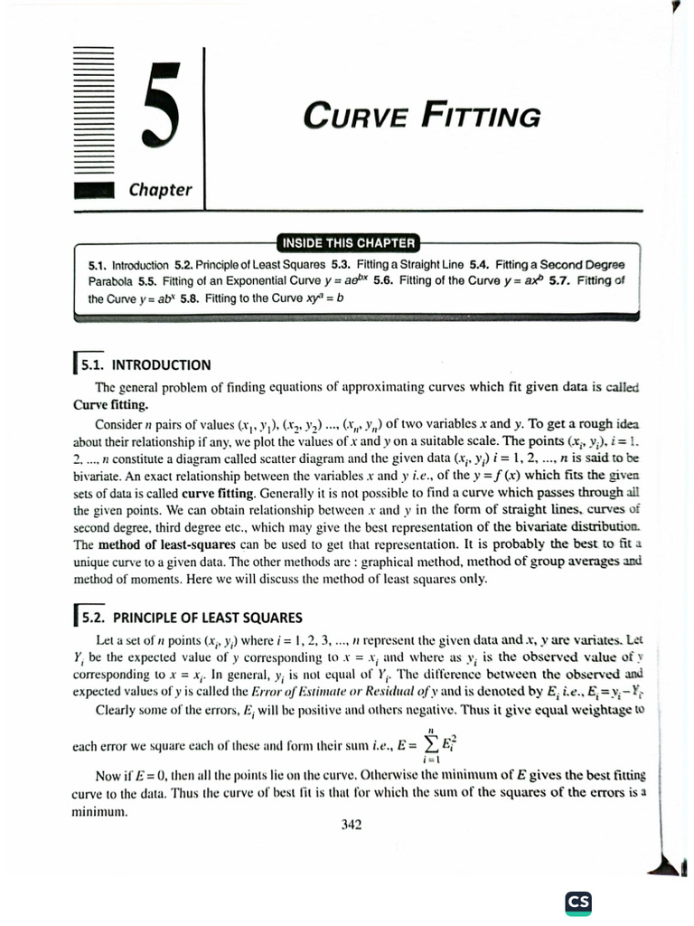 Curve Fitting | PDF